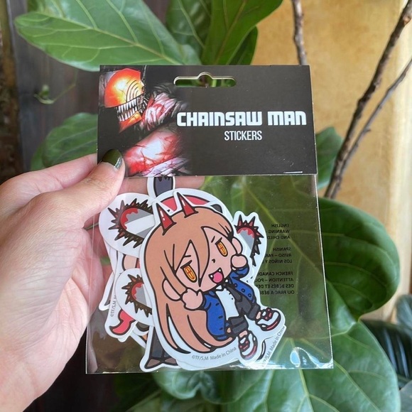 Manga | Design | Chainsaw Man Anime Official Stickers | Poshmark